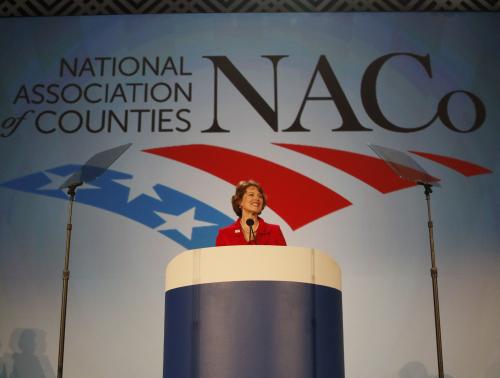 Clark sworn in as NACo president, Introduces year-long Safe and Secure ...