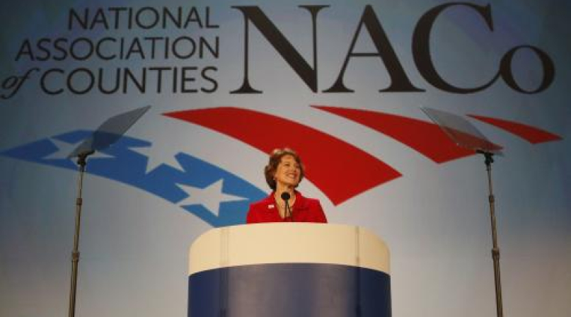 Clark sworn in as NACo president, Introduces year-long Safe and Secure ...